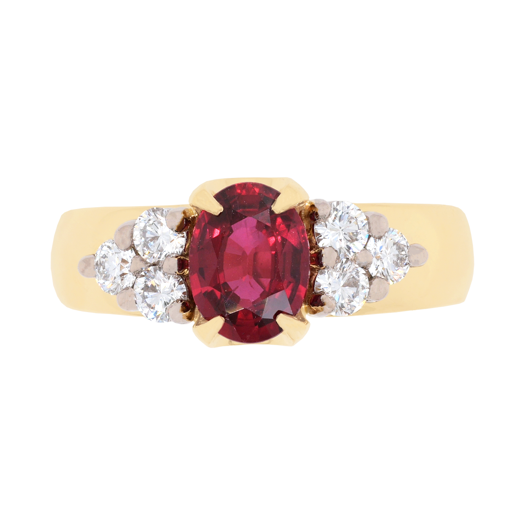 Ruby and Diamond Accented Ring | Dalgleish Diamonds » Dalgleish Diamonds