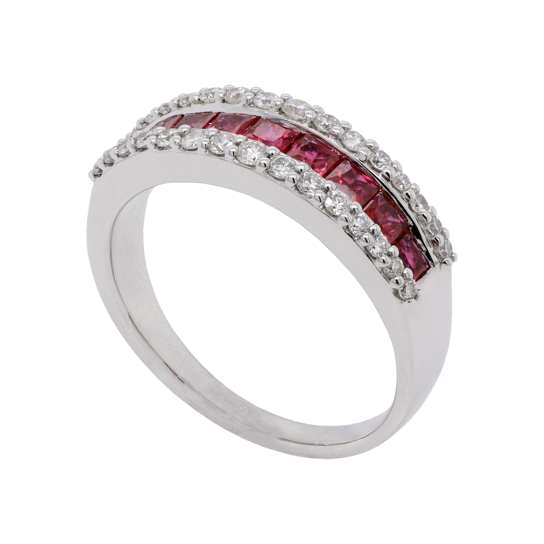 Ruby and Diamond Channel Set Ring | Dalgleish Diamonds » Dalgleish Diamonds