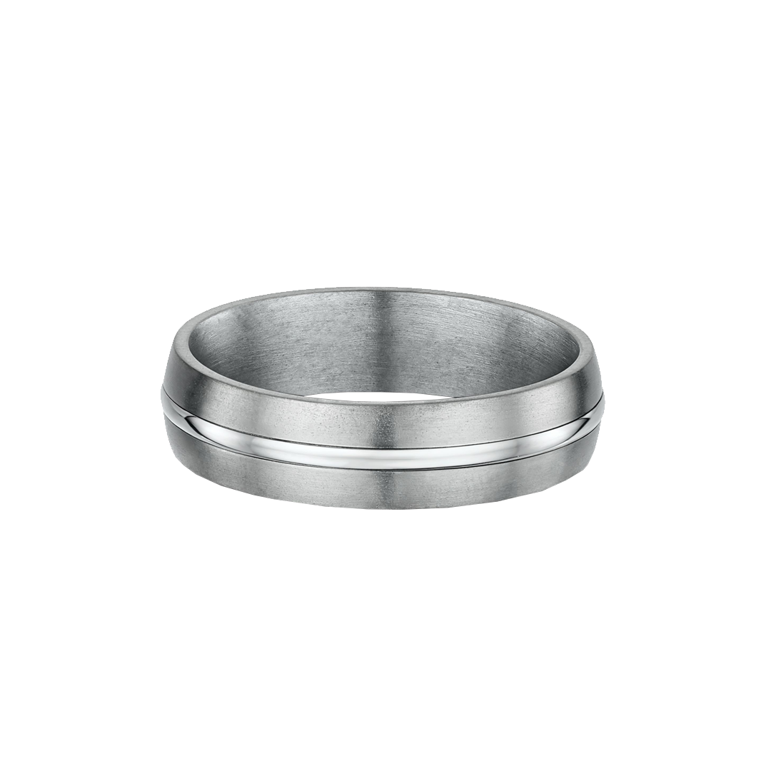 Titanium Inlay Wedding Ring | Dalgleish Diamonds » Dalgleish Diamonds