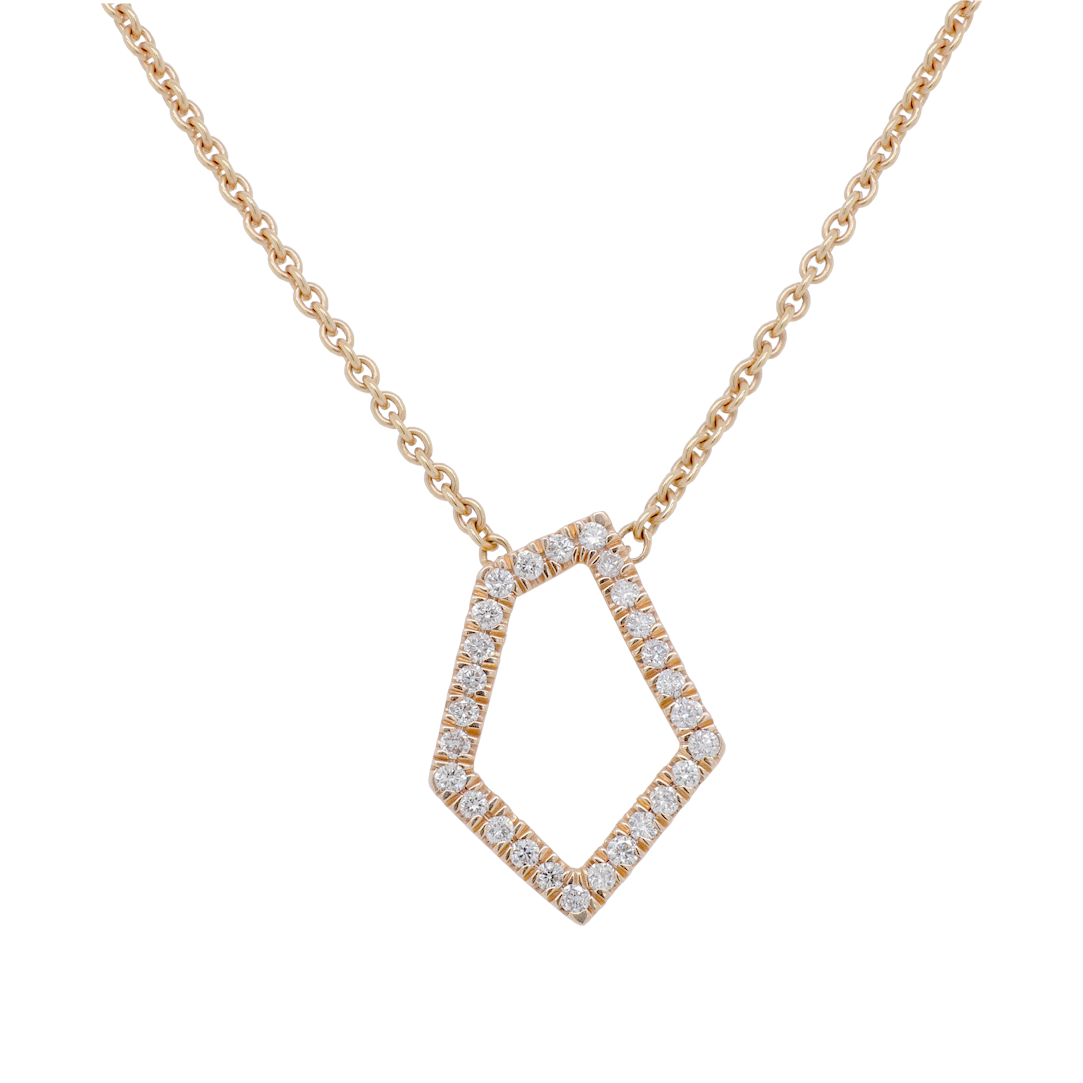 Asymmetrical Geometric Diamond Pendant | Dalgleish Diamonds » Dalgleish ...